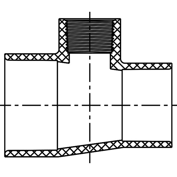 REDUCING TEE (SOC x SOC x FIPT) - Fitting And Firestop